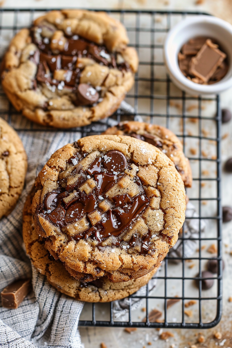 Caramelized Butter Crunch Chocolate Cookies – Miss Cooker